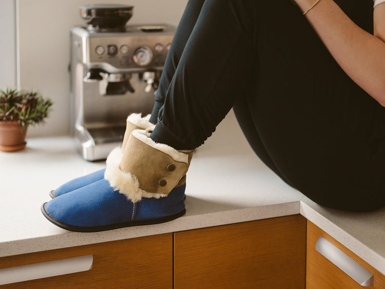 Canadian Made Sheepskin Slippers – Atelier Garneau